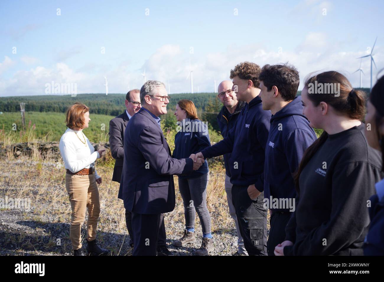 Prime Minister Sir Keir Starmer and First Minister of Wales Eluned ...