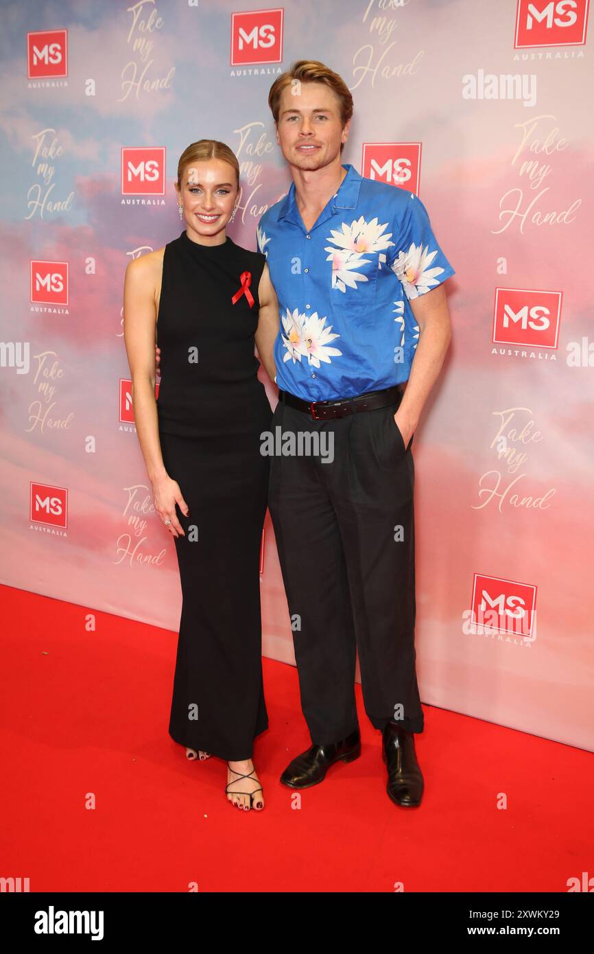 Sydney, Australia. 20th August 2024. Meg Fraser and Xavier Molyneux on ...