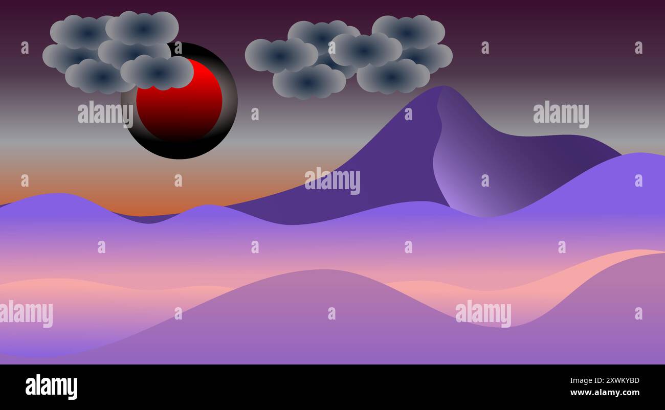 Atmospheric sense of depth Stock Vector Images - Alamy