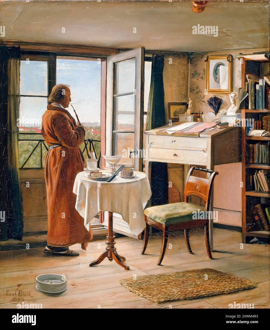 The actor kristian mantzius in his study hi-res stock photography and images - Alamy