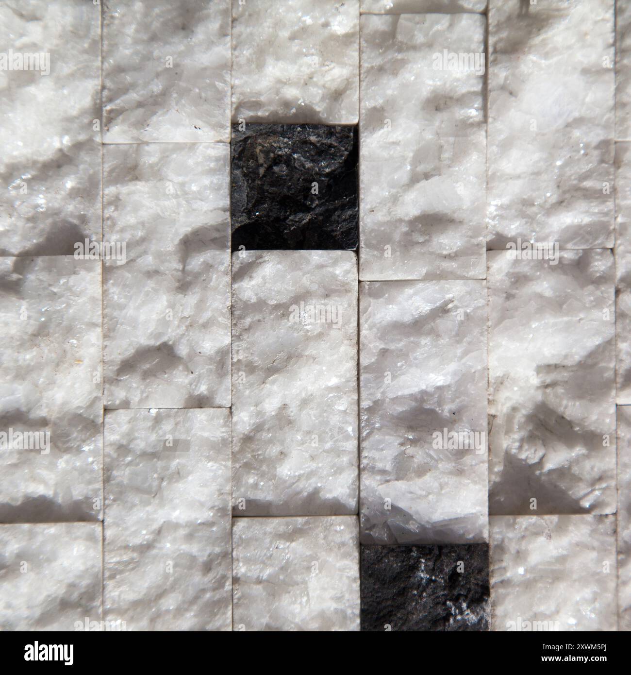 Rectangular cut out black white an grey organic marble wall texture ...