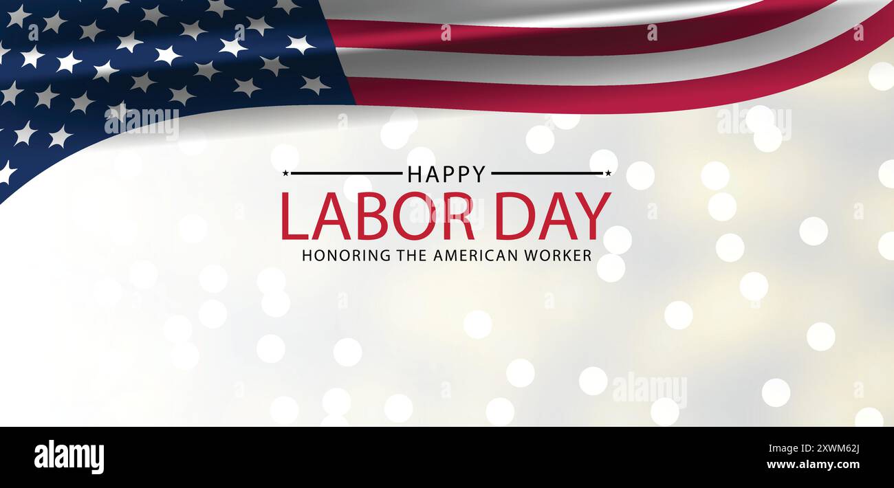 Labor Day A Time to Honor the American Workforce Stock Vector Image ...