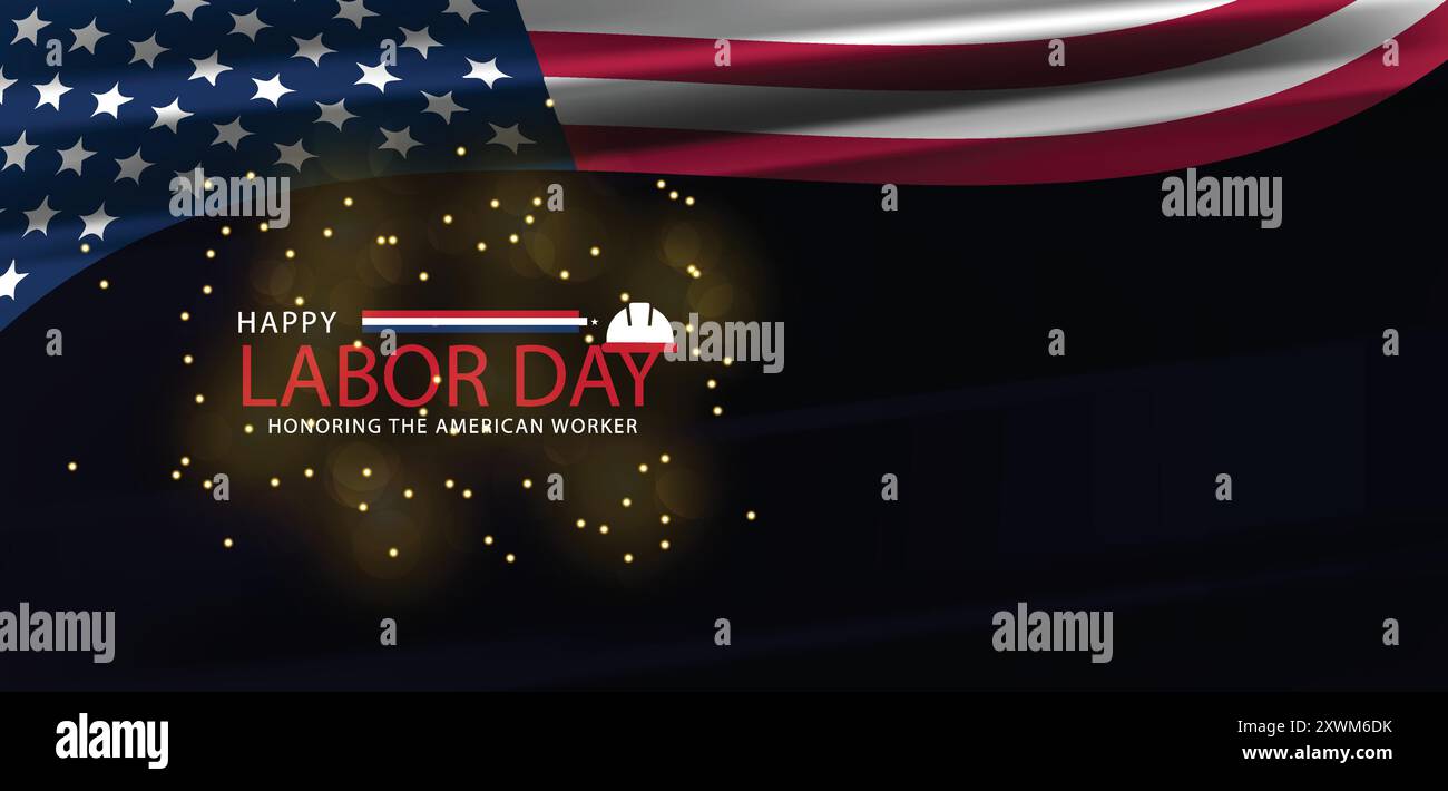 Labor Day A Time to Honor the American Workforce Stock Vector Image ...