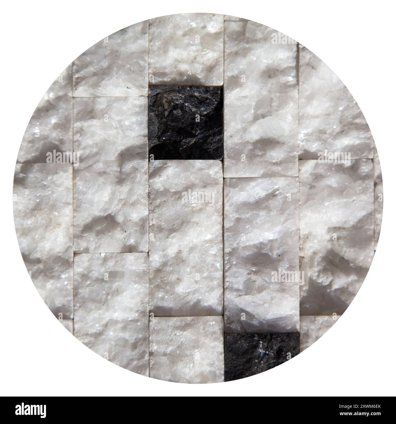 White tile wall seamless texture Cut Out Stock Images & Pictures - Alamy