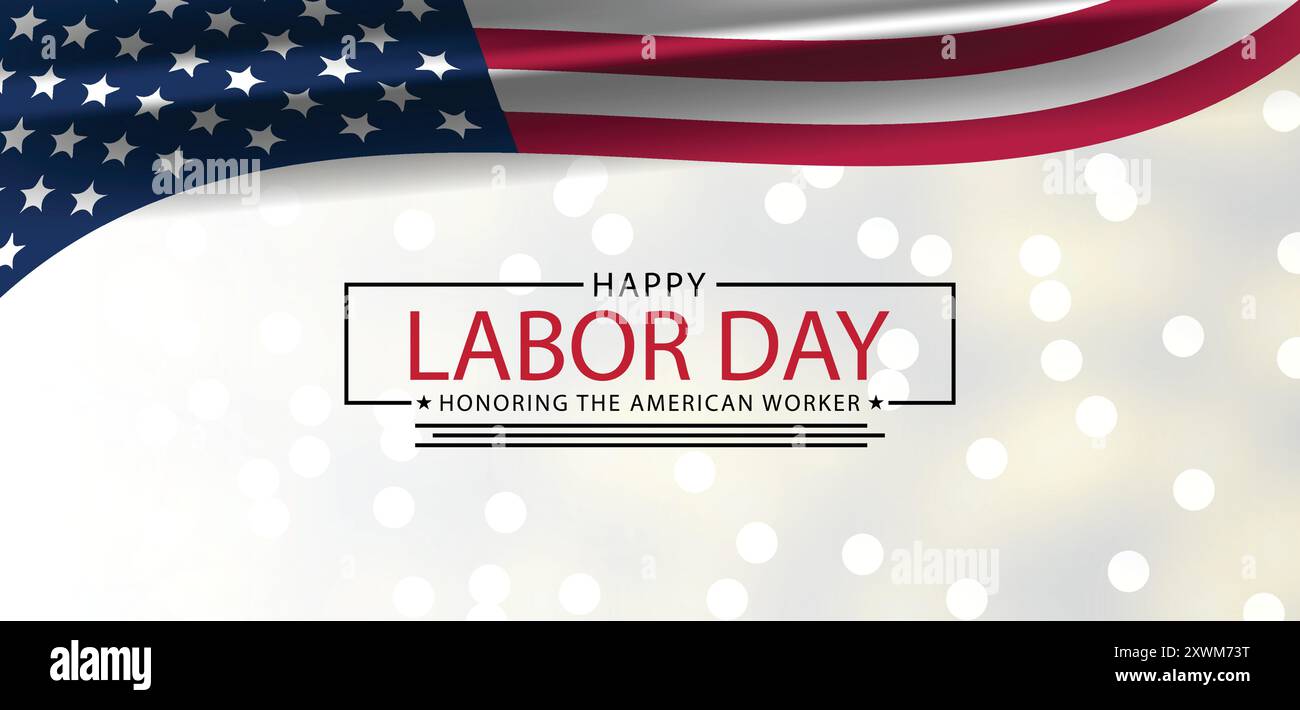 Labor Day A Time to Honor the American Workforce Stock Vector Image ...