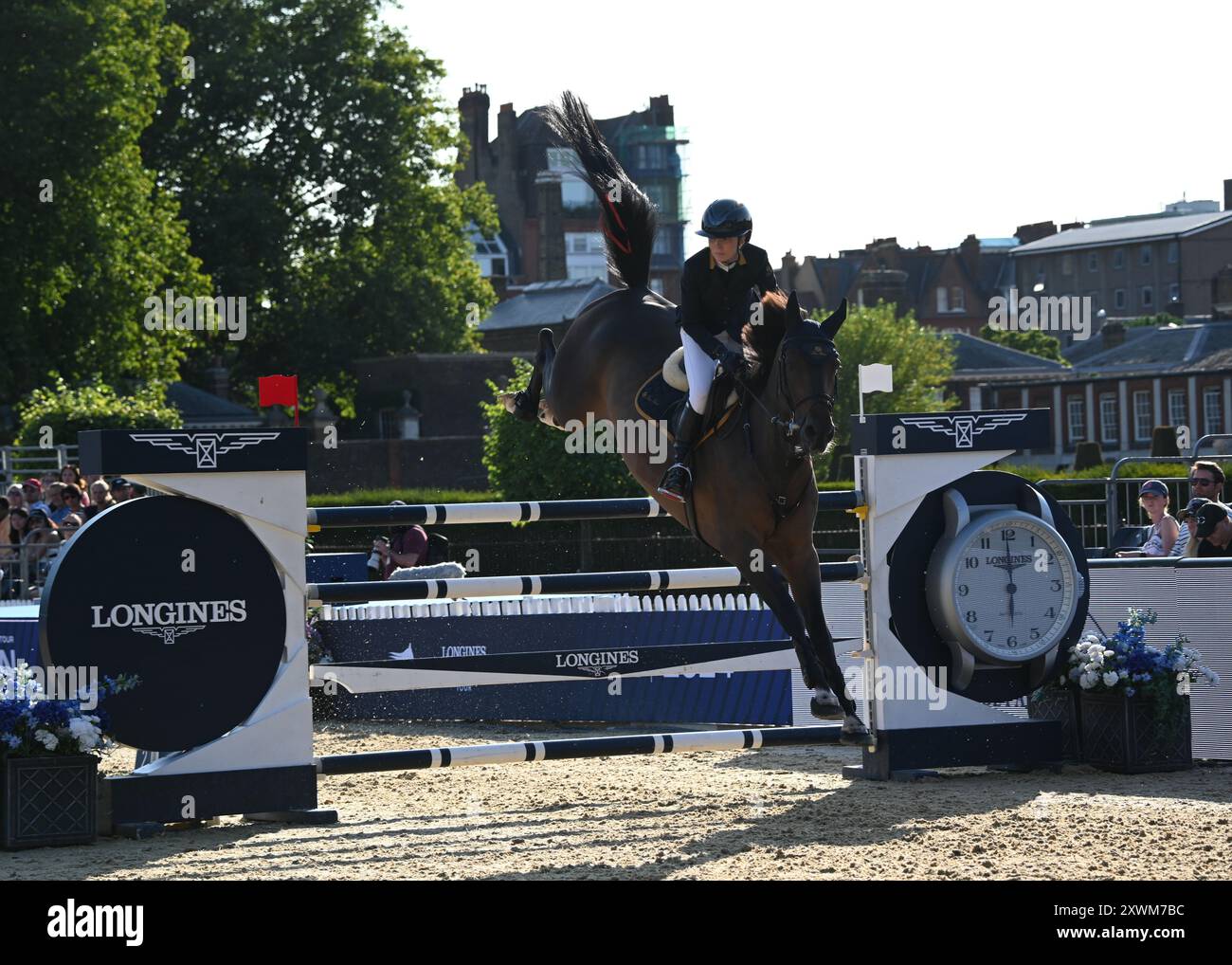 LONDON, ENGLAND: 16th August 2024: Edwina Tops-Alexander a rider who ...