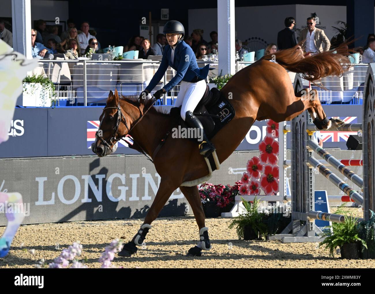 LONDON, ENGLAND: 16th August 2024: Nicola Pohl a rider who completed ...