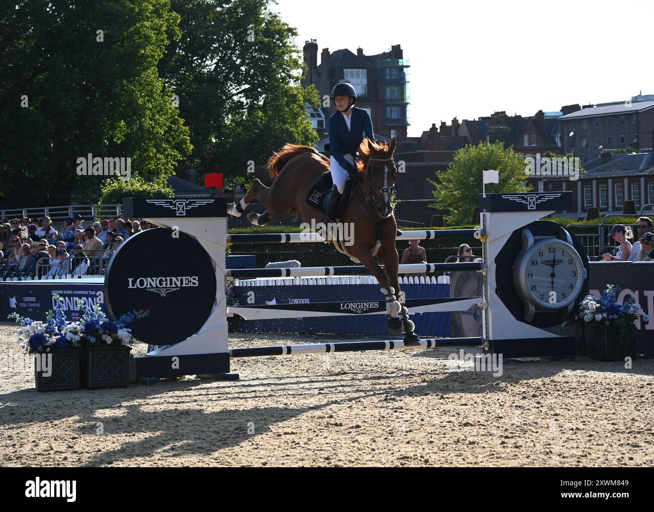 LONDON, ENGLAND: 16th August 2024: Nicola Pohl a rider who completed ...