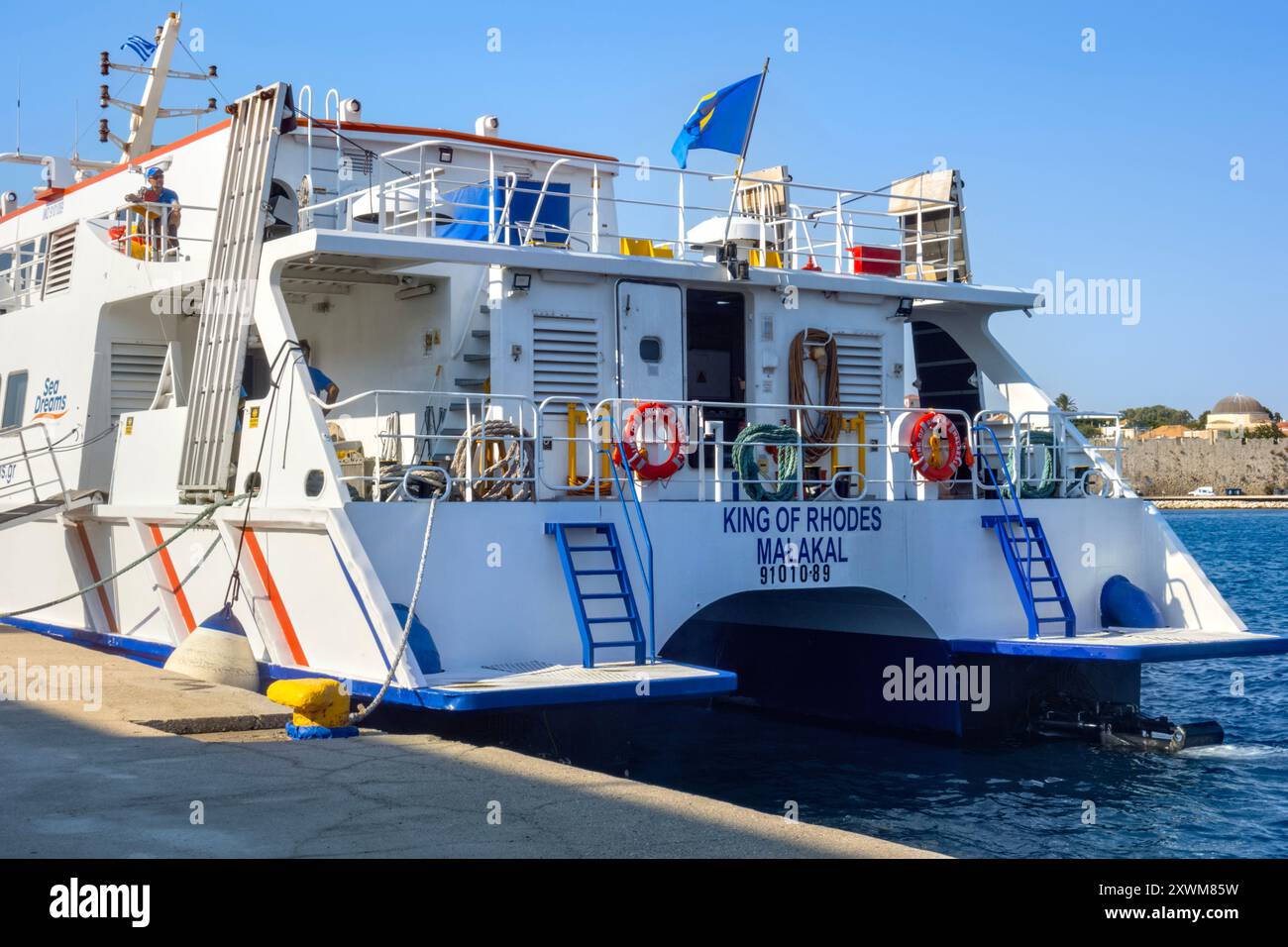 Rhodes ferry hi-res stock photography and images - Alamy