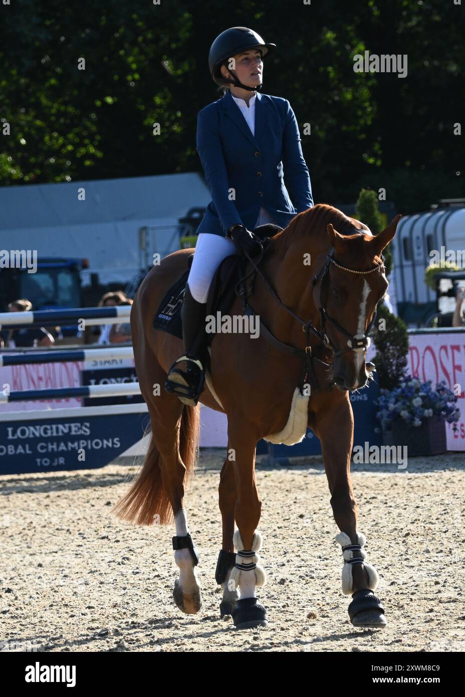 LONDON, ENGLAND: 16th August 2024: Nicola Pohl a rider who completed ...