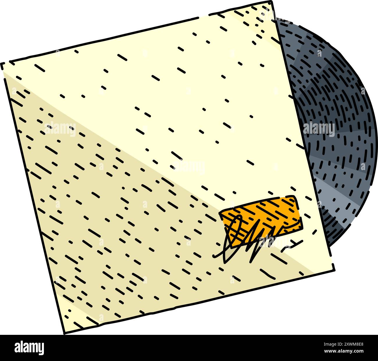 LP vynil record sketch hand drawn vector Stock Vector Image & Art - Alamy