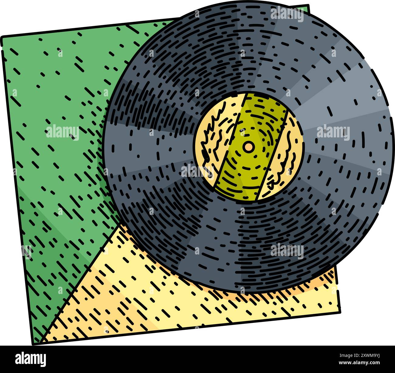 Record phonograph needle stylus Stock Vector Images - Alamy