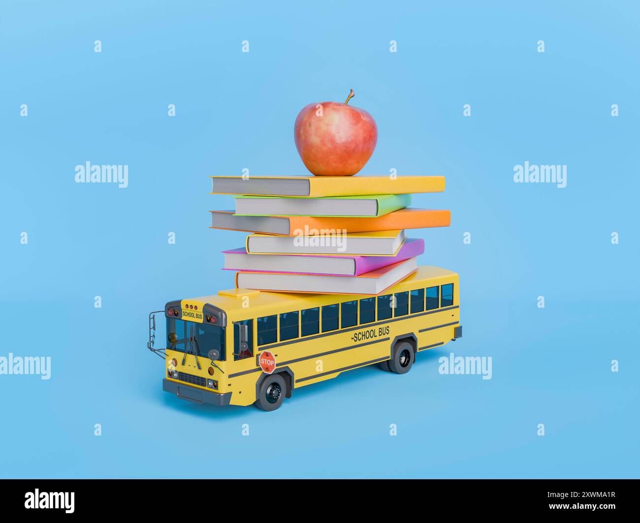 Carrying books bus hi-res stock photography and images - Alamy