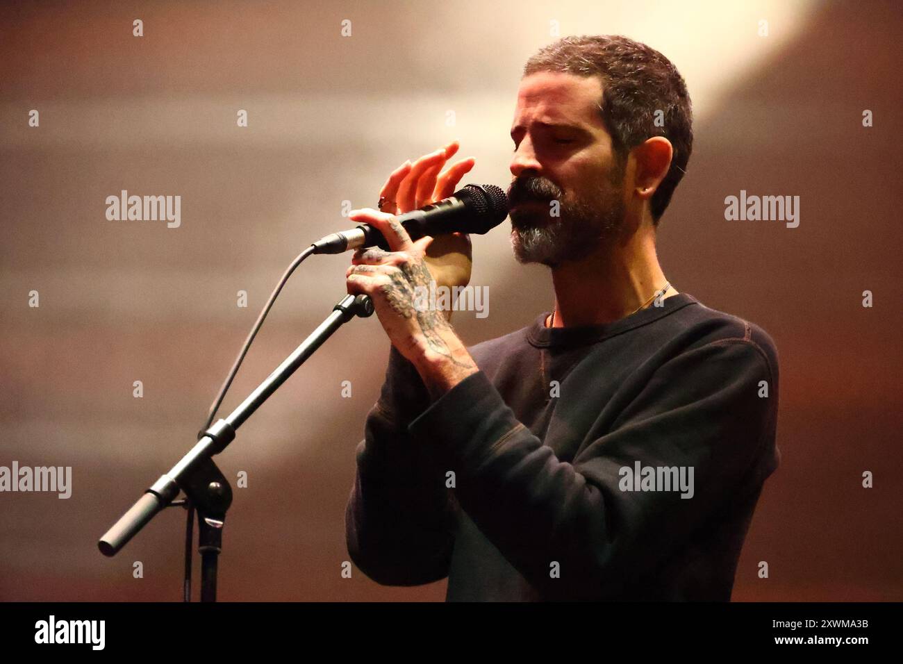 Green Man Festival, Brecon Beacons, Wales, UK. 17th Aug, 2024. Devendra Banhart at Green Man ...