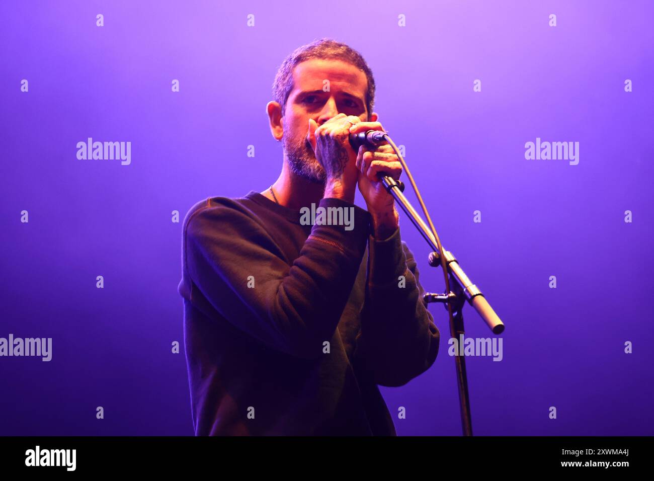 Green Man Festival, Brecon Beacons, Wales, UK. 17th Aug, 2024. Devendra Banhart at Green Man ...