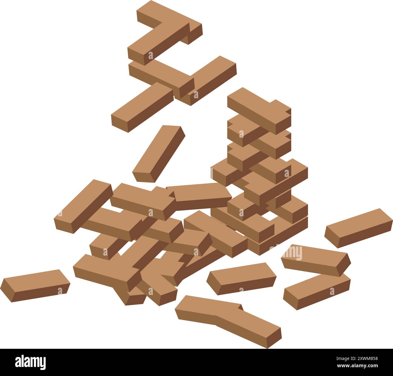 Tumbling blocks design Stock Vector Images - Alamy