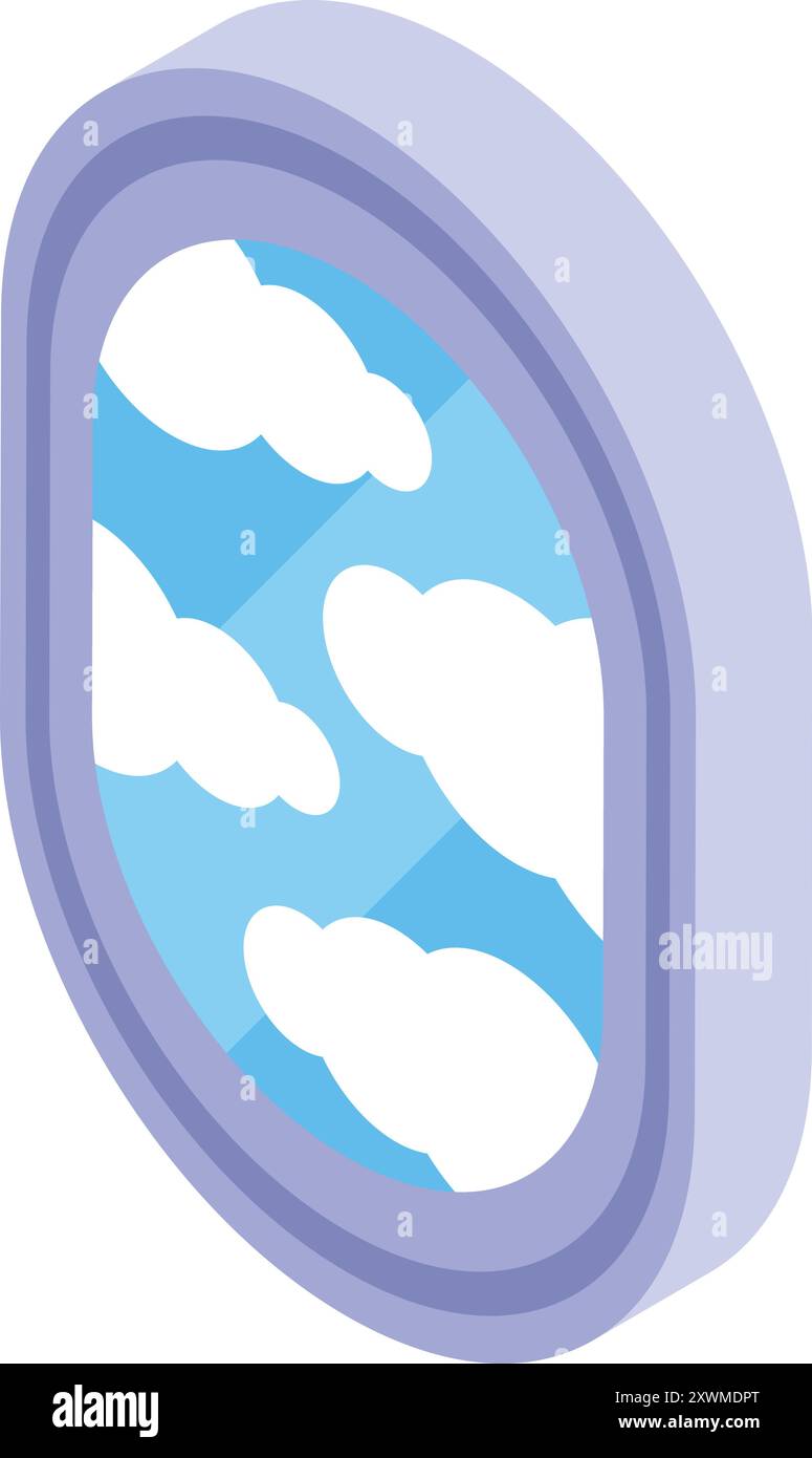 Blue sky clouds looking up Stock Vector Images - Alamy