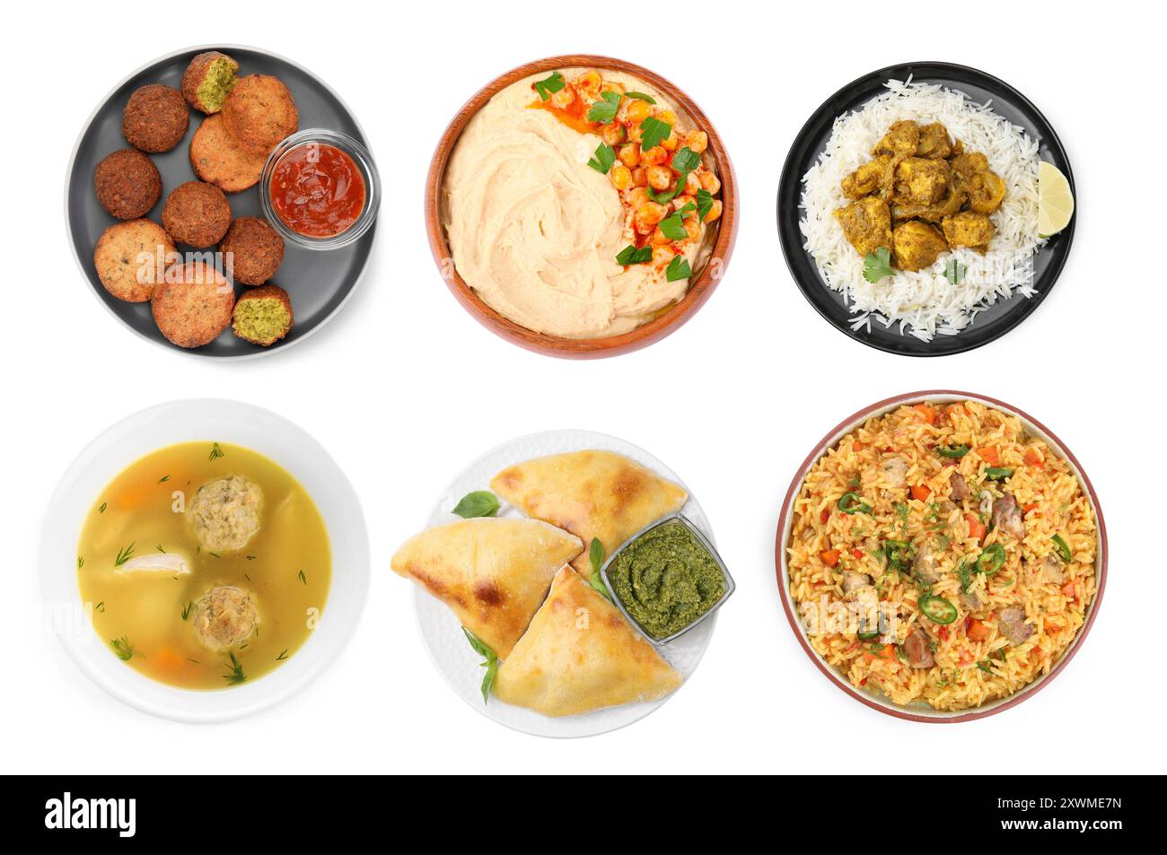 Various dishes of meat curry hi-res stock photography and images - Alamy