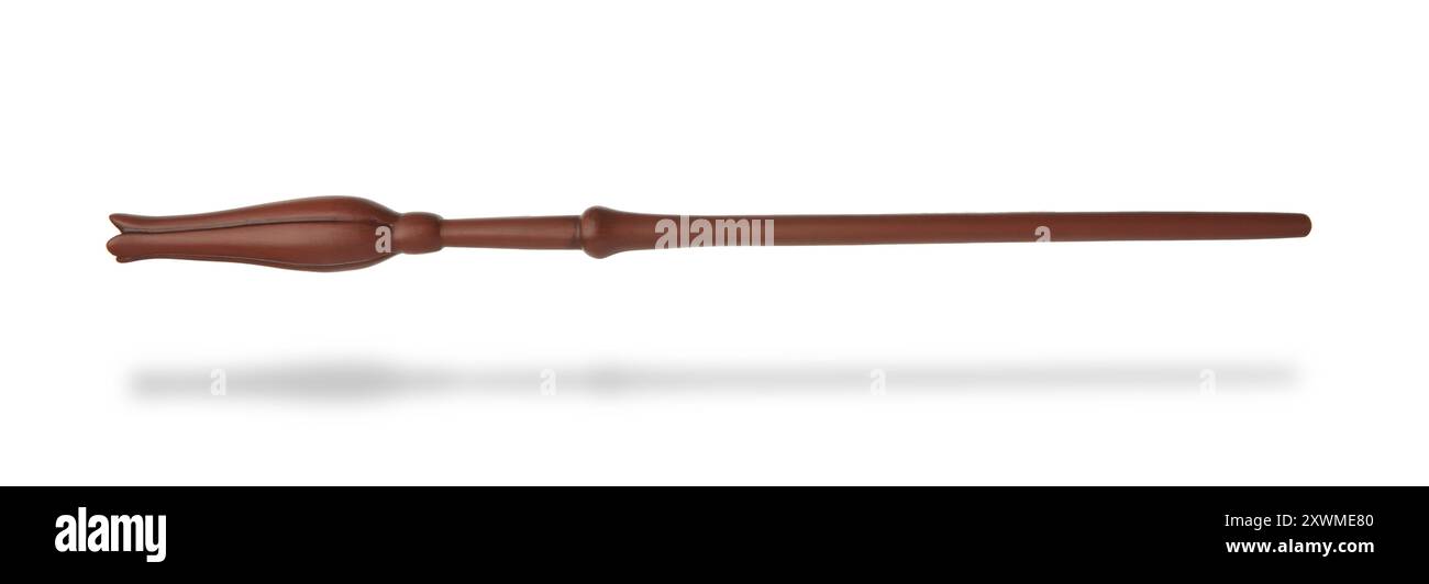 Magic wand in air on white background Stock Photo - Alamy