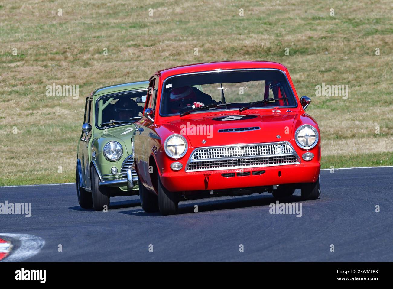 Pete Chambers, Lotus Ford Cortina Mk1, Festival Italia, HRDC Jack Sears ...