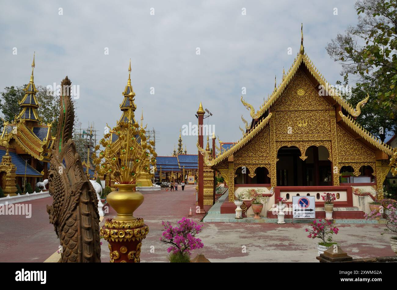 Wat Phiphat Mongkhon, Thung Saliam, Thung Saliam District, Sukhothai, Thailand, Asia Stock Photo ...