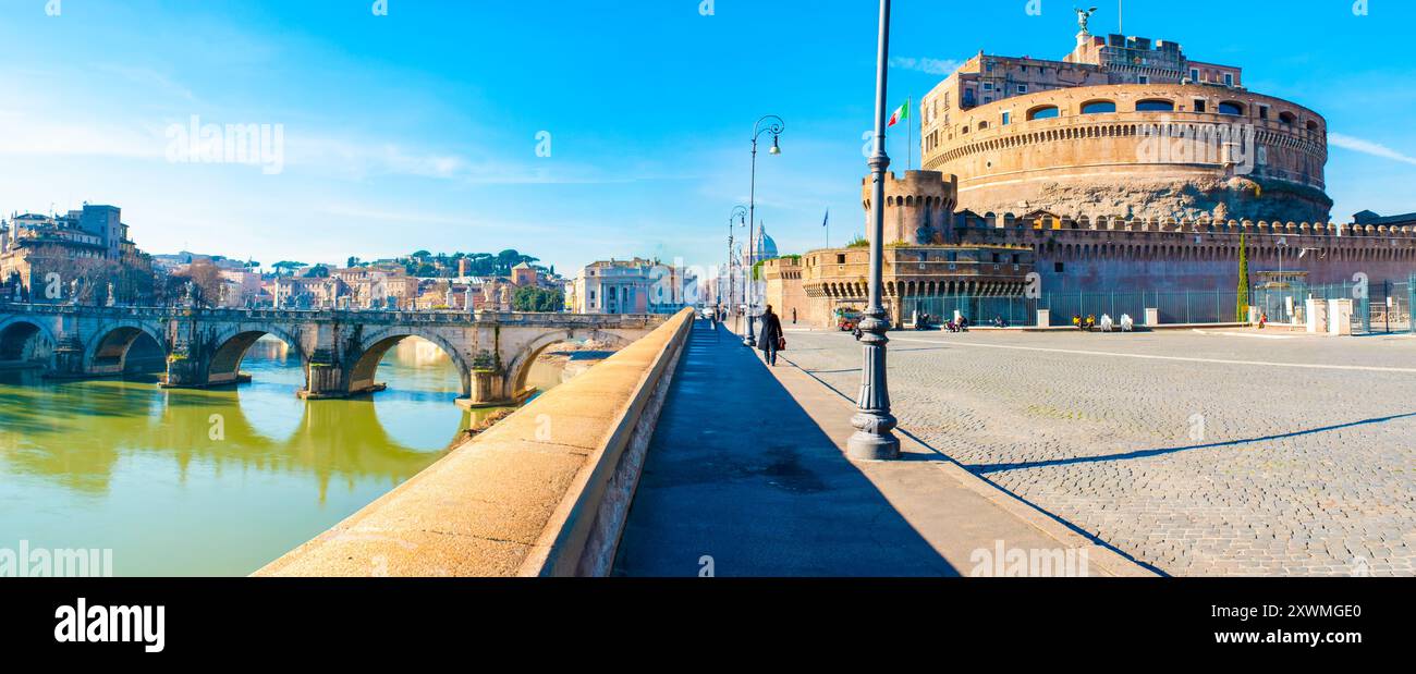 Magnificent Castle of the Holy Angel (Castel Sant'Angelo) is one of the most known landmarks in ...