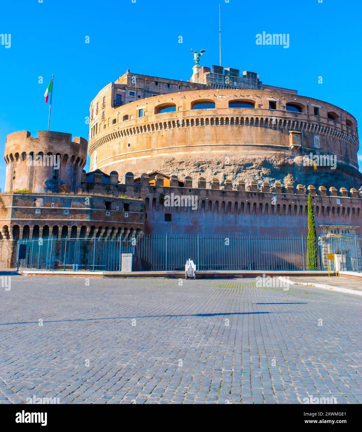 Magnificent Castle of the Holy Angel (Castel Sant'Angelo) is one of the most known landmarks in ...