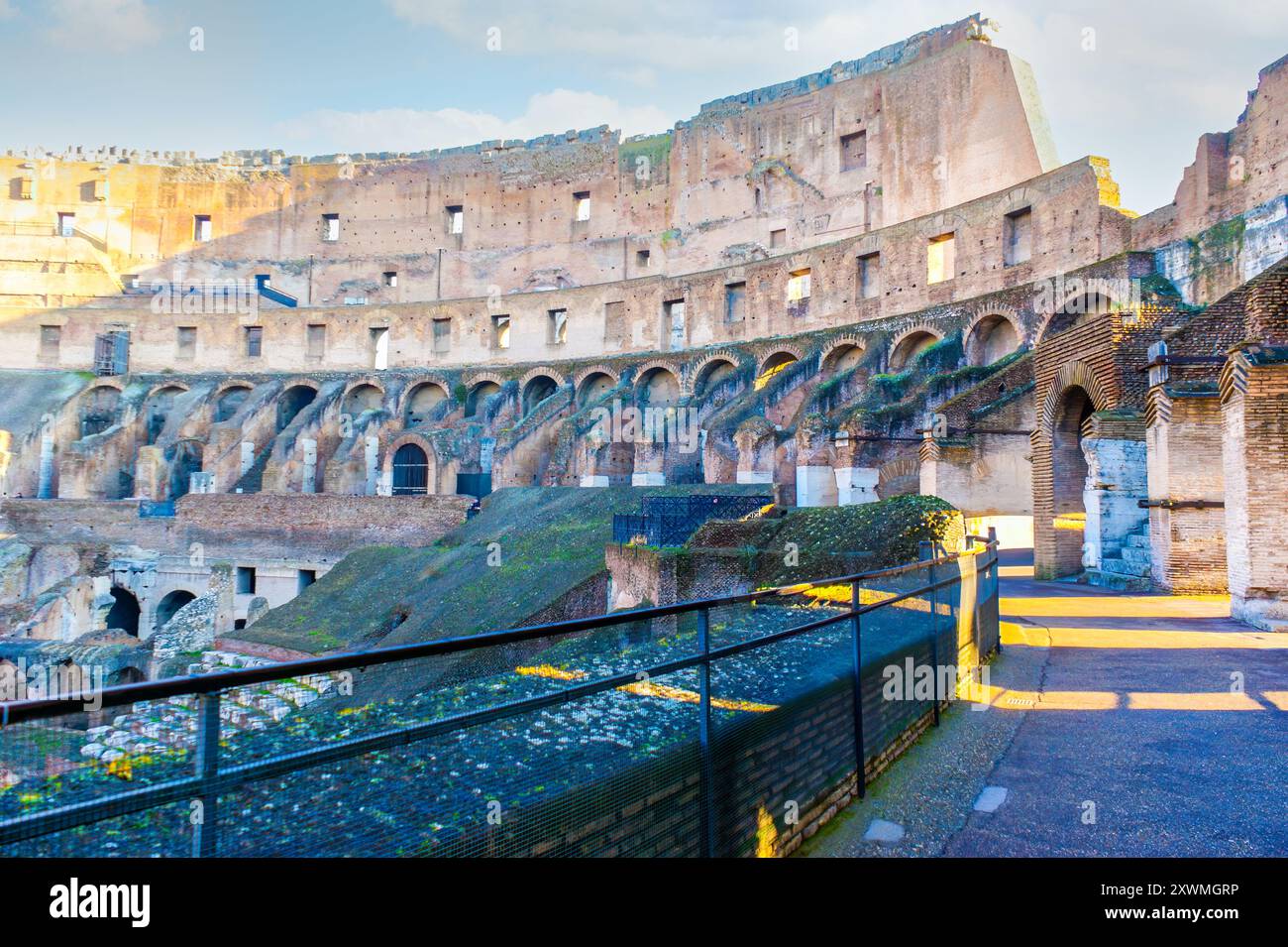 Walk among the ruins of the most largest and beautiful ancient arenas ...