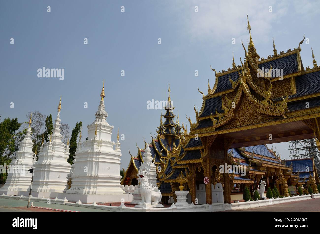 Wat Phiphat Mongkhon, Thung Saliam, Thung Saliam District, Sukhothai, Thailand, Asia Stock Photo ...