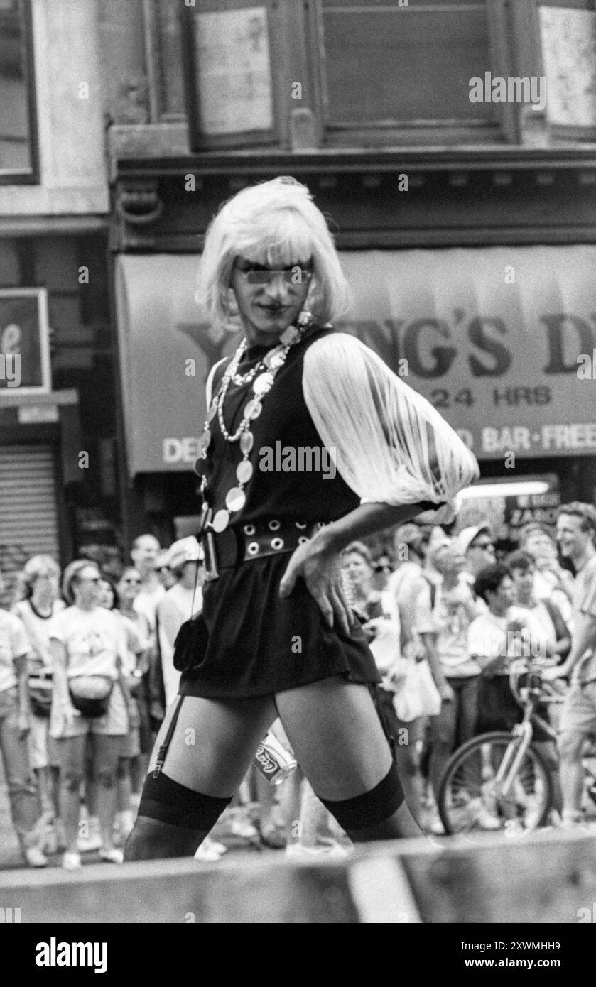 Drag Queens, Gay Pride Parade New York City June 1991 *** Drag Queens ...