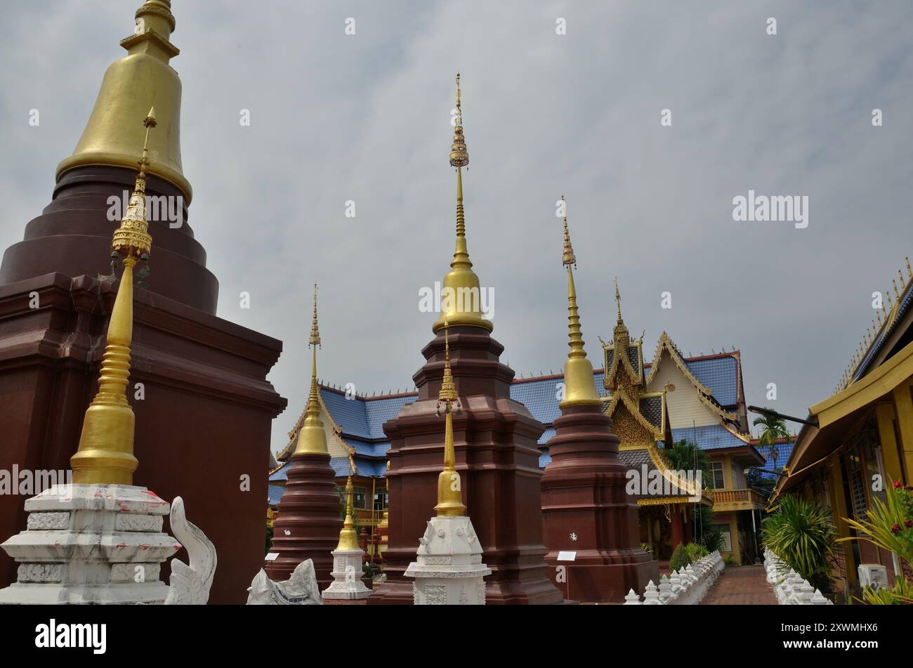 Wat Phiphat Mongkhon, Thung Saliam, Thung Saliam District, Sukhothai, Thailand, Asia Stock Photo ...