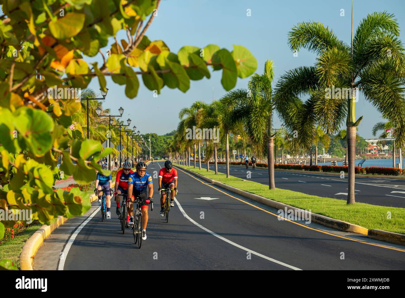The Amador Causeway, Fuerte Amador, preferred place to practice sports ...