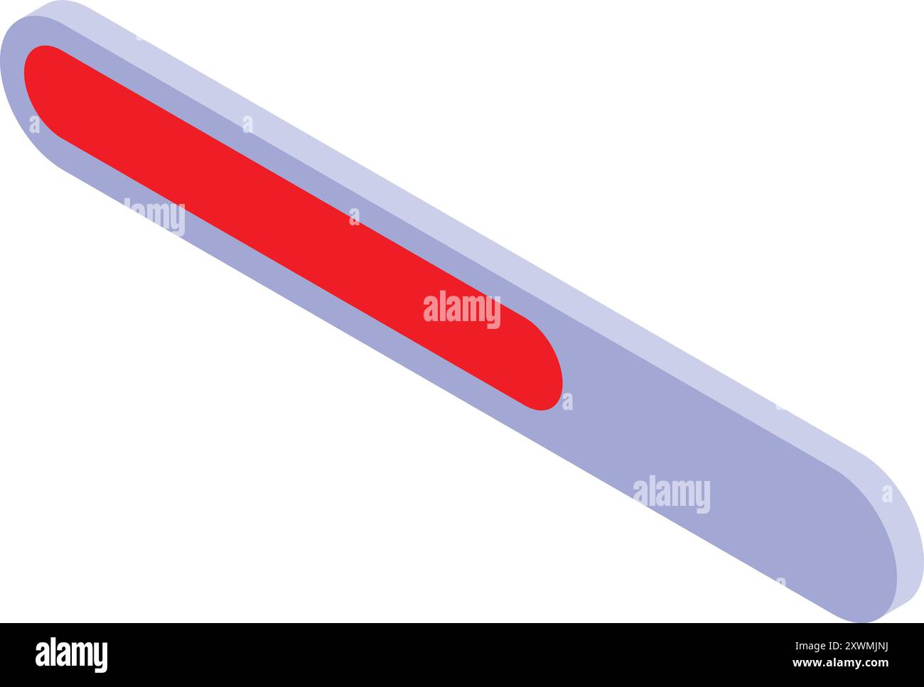 Nail file icon, isometric illustration of nail file vector icon for web ...