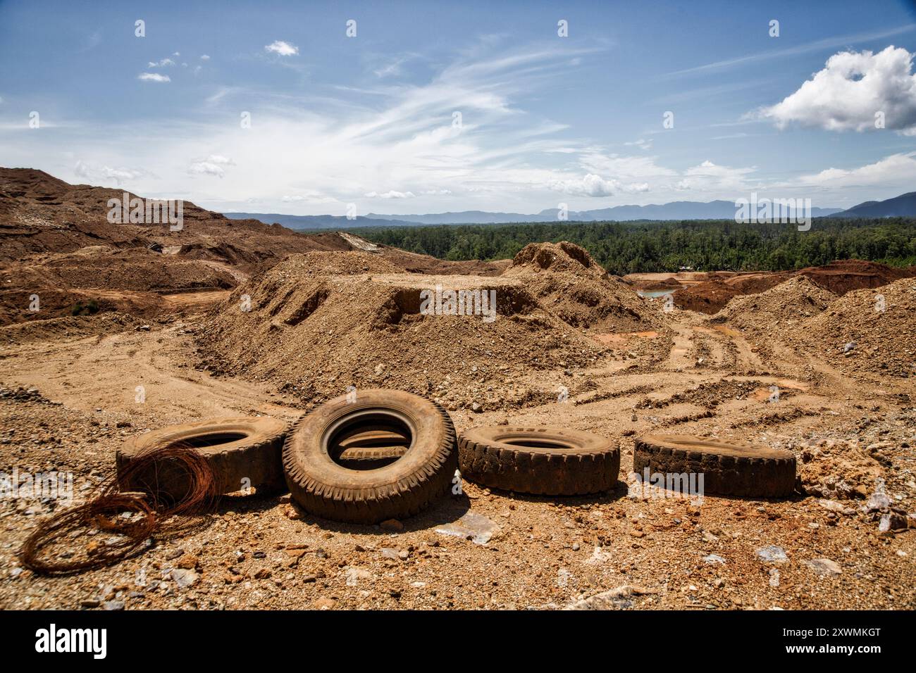 Pollution from nickel extraction hi-res stock photography and images ...