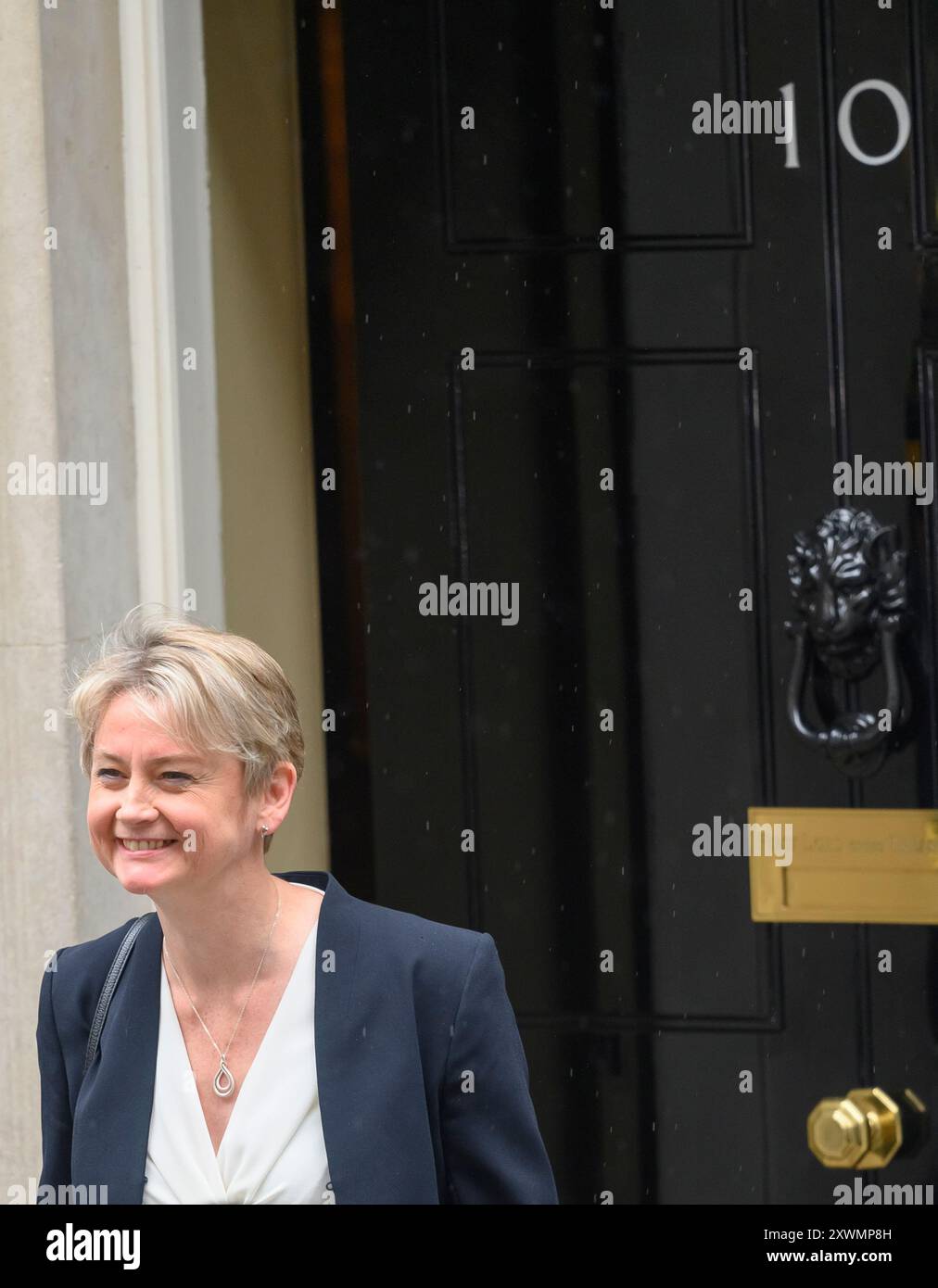 Yvette Cooper MP - Home Secretary - leaving 10 Downing Street after ...