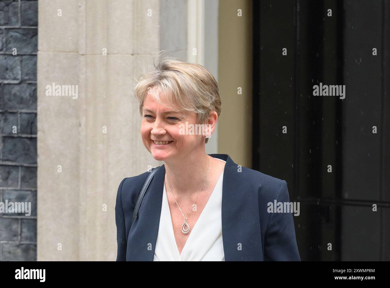 Yvette Cooper MP - Home Secretary - leaving 10 Downing Street after ...