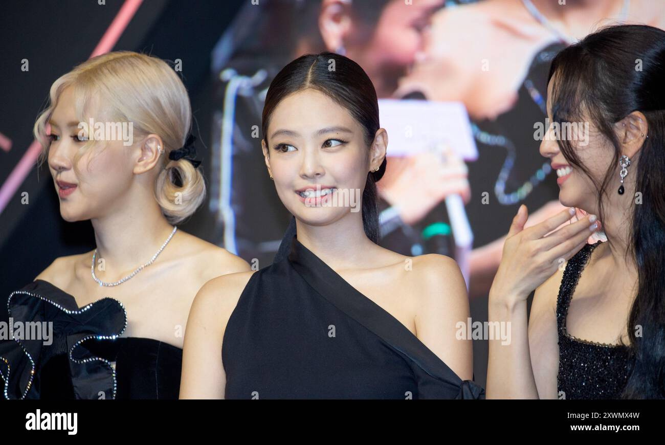 Rose, Jennie and Jisoo (BLACKPINK), August 9, 2024 : (L-R) Rose, Jennie ...