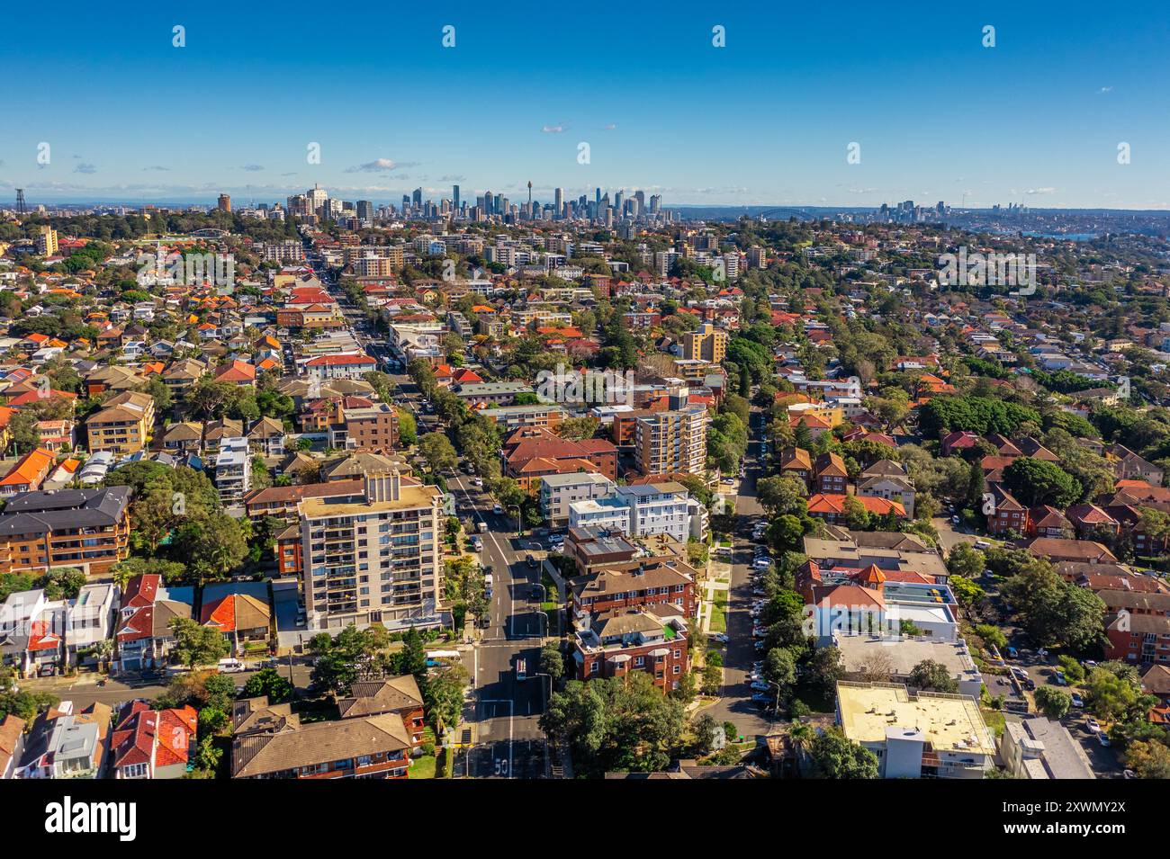 Sydney harbour bridge aerial hi-res stock photography and images - Alamy