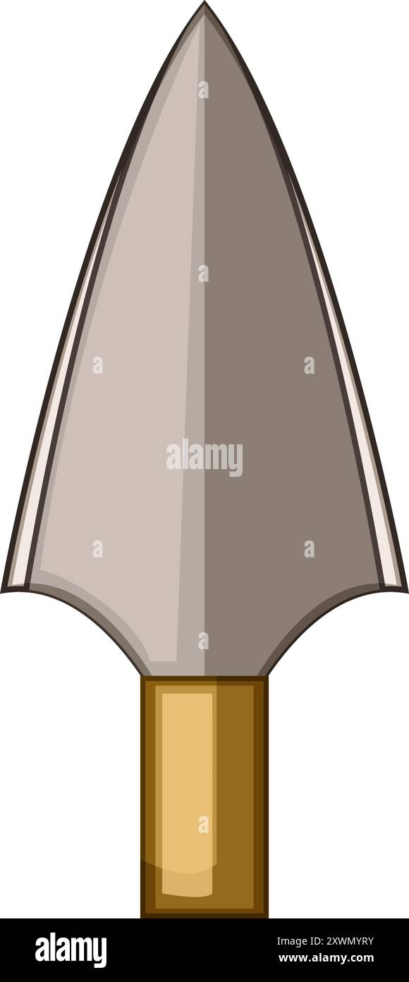 stone arrowhead cartoon vector illustration Stock Vector Image & Art ...