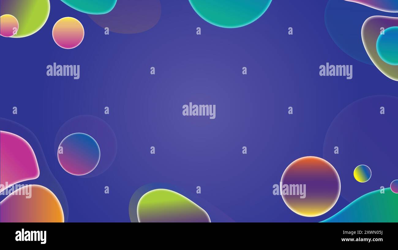 Purple bubbles background Stock Vector Images - Alamy