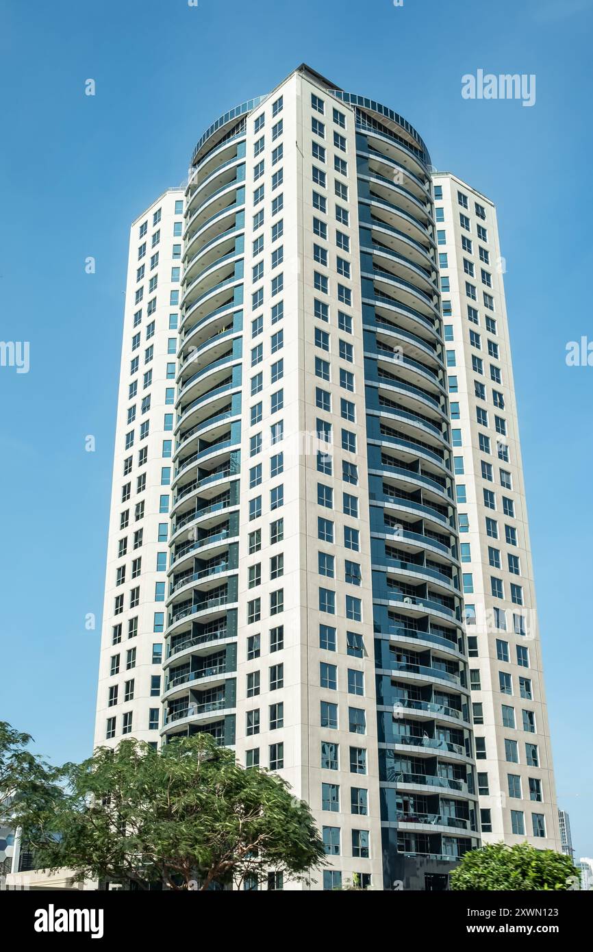 Urban condominium building. Isolated structures perfect for real estate ...