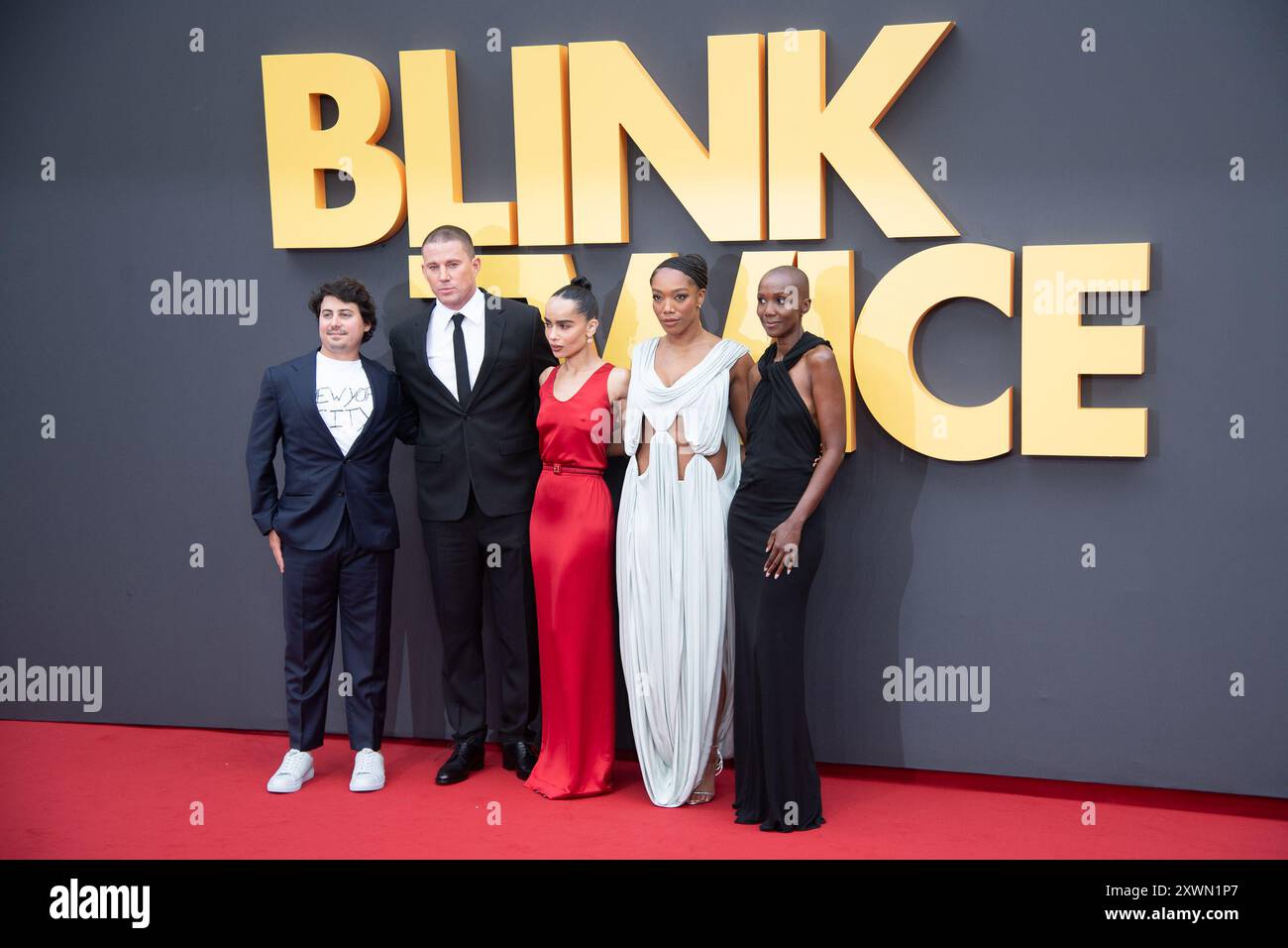 London, UK. 19 Aug, 2024. Pictured: (L-R) - Producer Garret Levitz ...