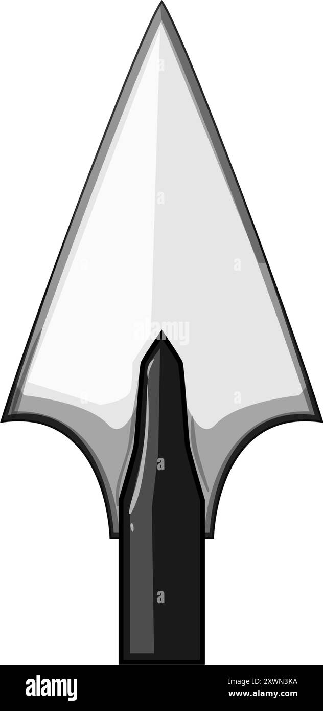 indigenous arrowhead cartoon vector illustration Stock Vector Image ...