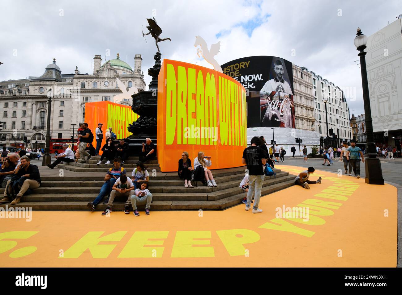 Piccadilly Circus, London, UK.20th Aug 2024. Art Installation at the ...
