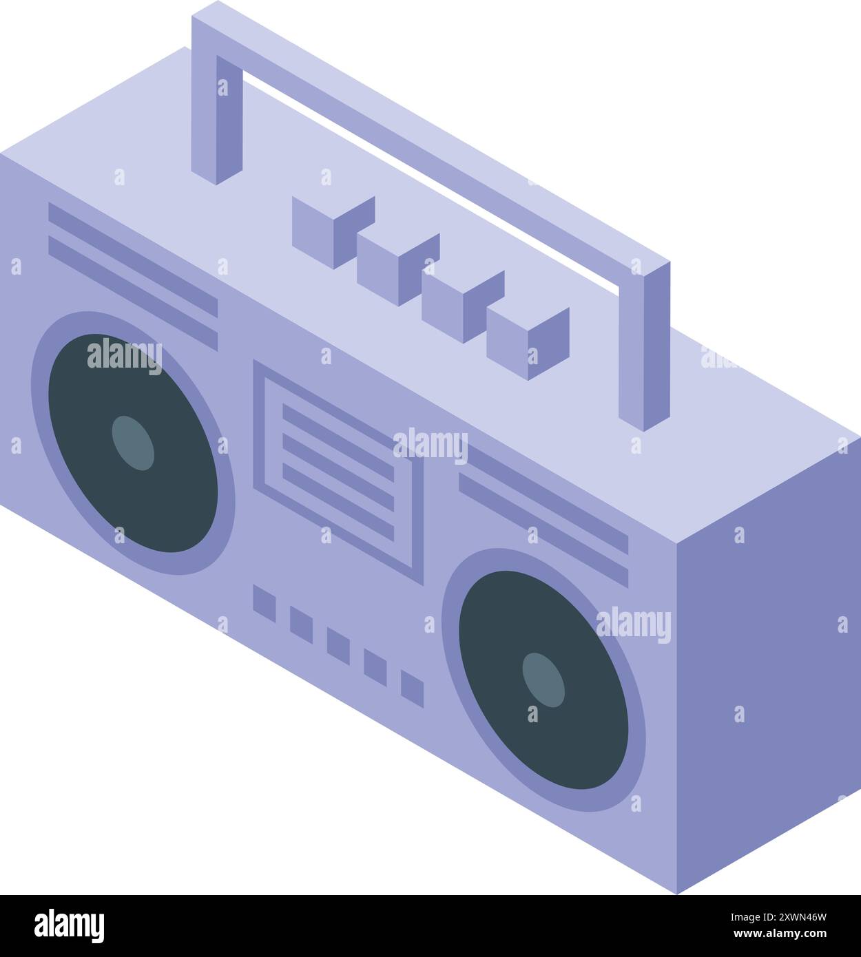 Vintage boombox playing music hi-res stock photography and images - Alamy