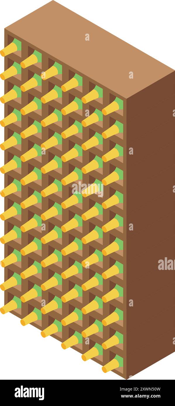 Wine alcohol racks Stock Vector Images - Alamy
