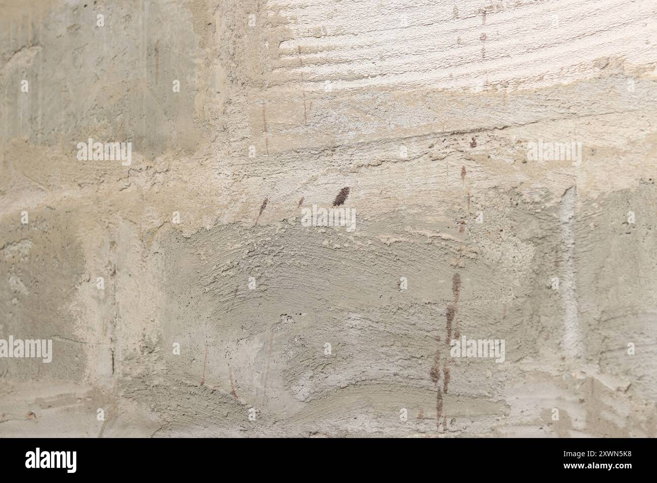 Texture of a wall with putty, concrete. Background of the exterior wall ...