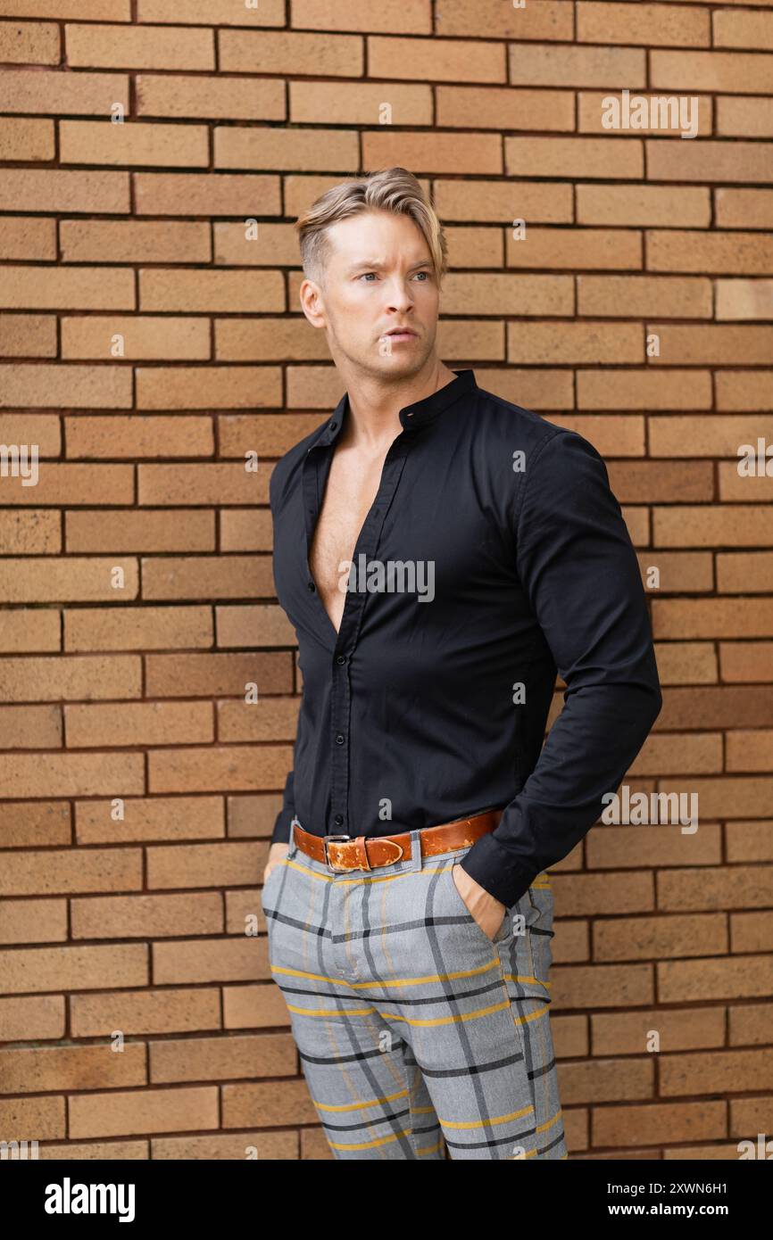 Undone shirt hi-res stock photography and images - Alamy