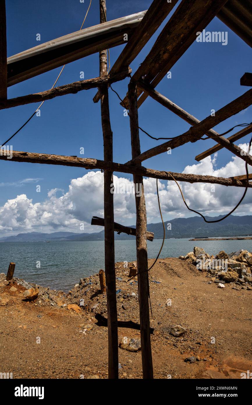 Nickel extraction, Mining in Labengki, Sulawesi, Indonesia, Asia Stock ...