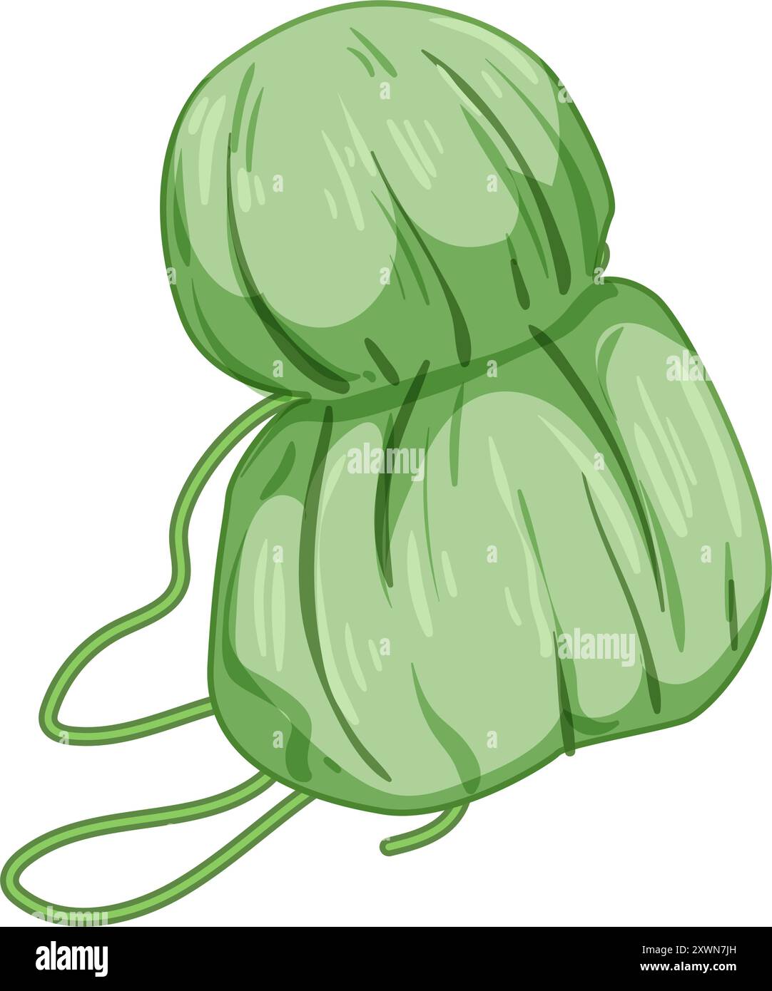 weaving ball yarn cartoon vector illustration Stock Vector Image & Art ...